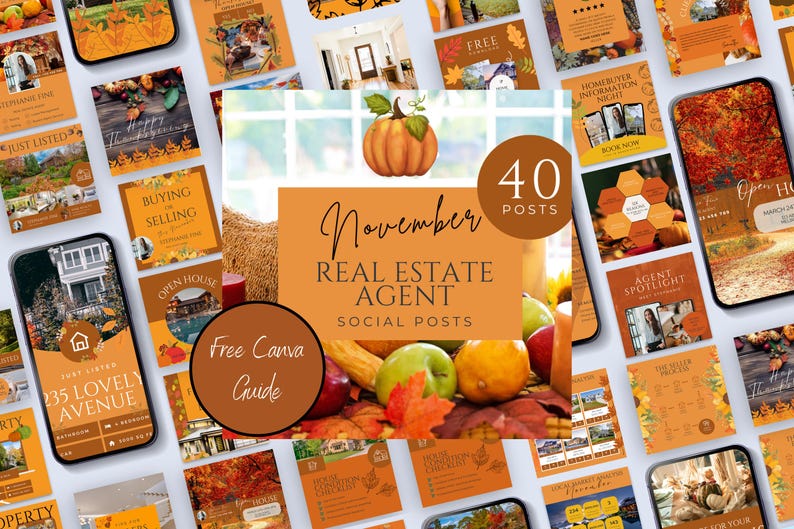 November Real Estate Posts, Real Estate Social Media Posts November ...