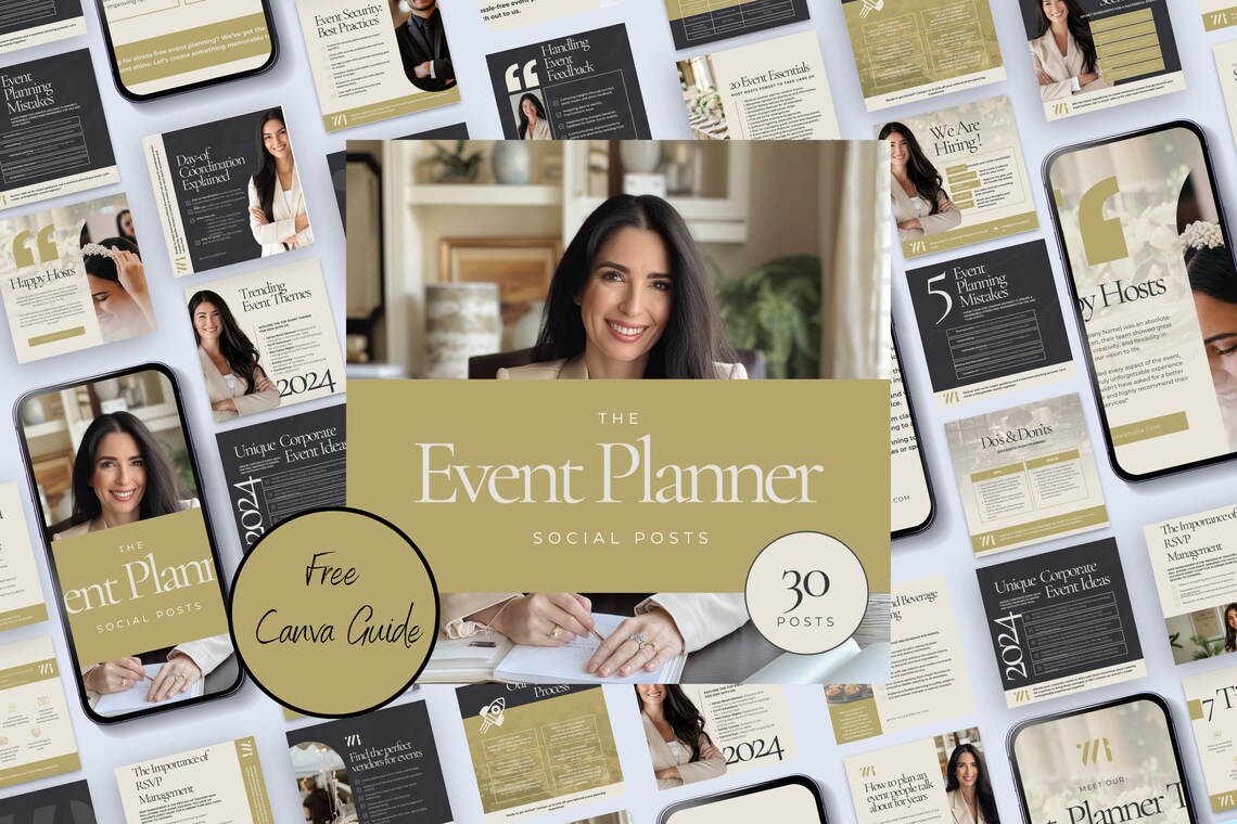 Event Planner Instagram Templates, Instagram Templates for Event ...