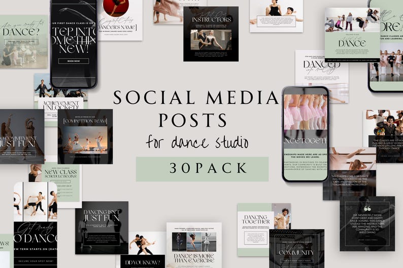 Dance Studio Social Media, Dance Group Instagram Posts, Ballet Social ...
