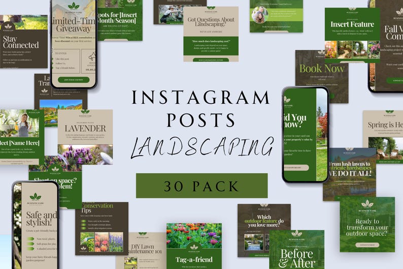 Landscaping Instagram Posts, Landscaping Business Social Media, Lawn ...