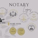 Notary Public Logo, Notary Logo Design, Notary Marketing, Canva Notary ...