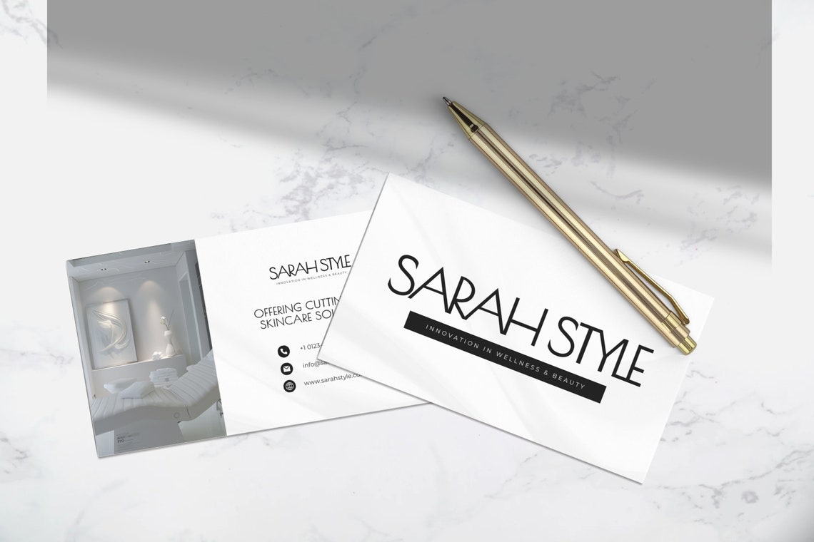 Med Spa Business Card Template, Business Marketing, Esthetician ...