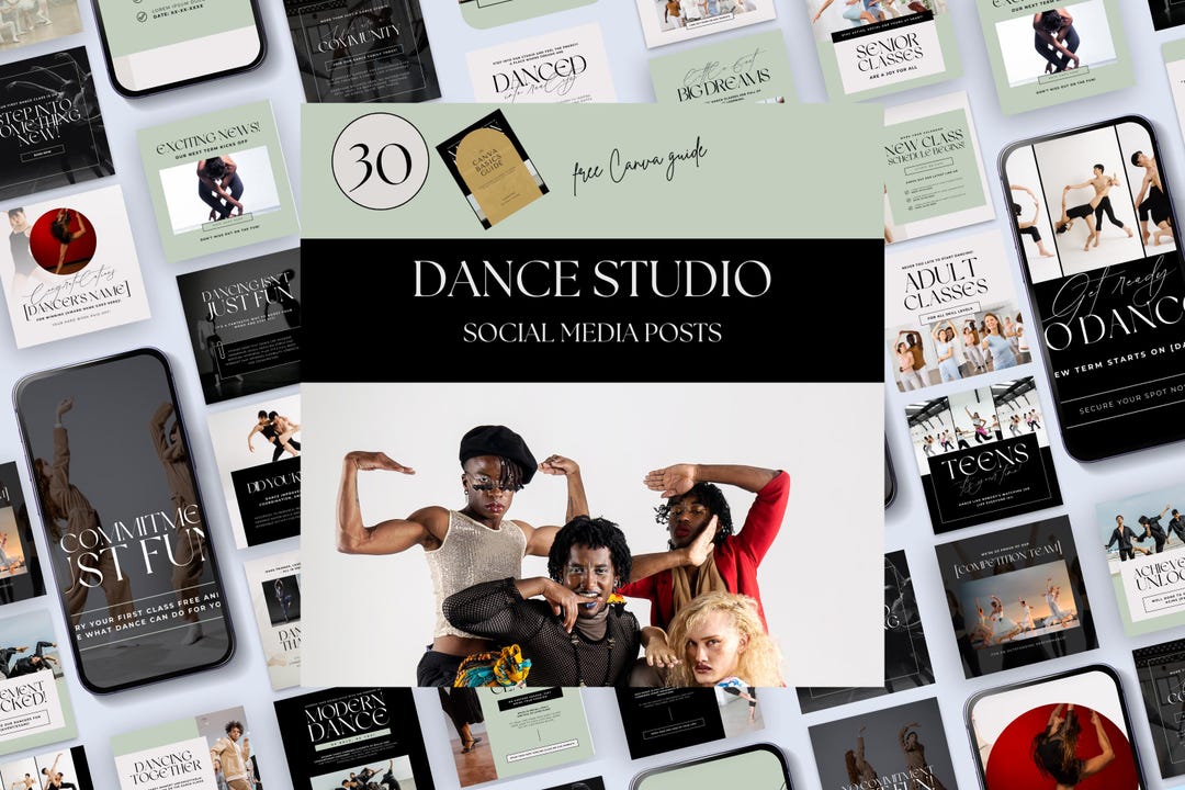 Dance Studio Social Media, Dance Group Instagram Posts, Ballet Social ...
