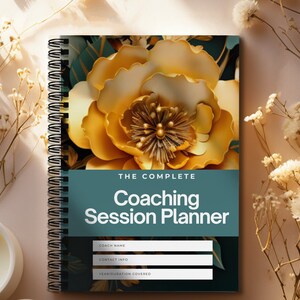 Coaching Session Planner Template, Coaching Session Worksheet, Life ...