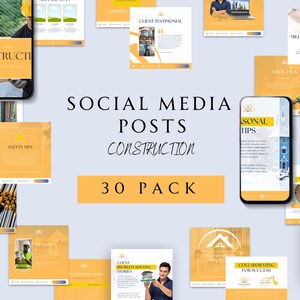 Construction Instagram Post, Instagram Templates for Construction ...