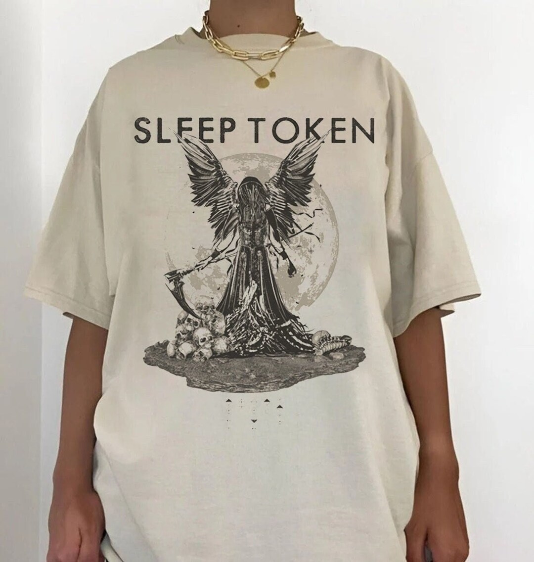 Sleep Token Reaper Angel T-shirt Sleep Token Rock Band Shirt - Etsy