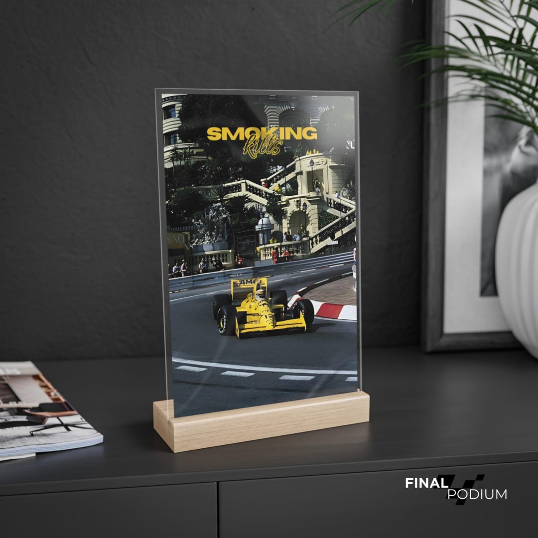 Vintage Style Formula 1 Monaco Race Iconic Retro F1 Car Inspired ...