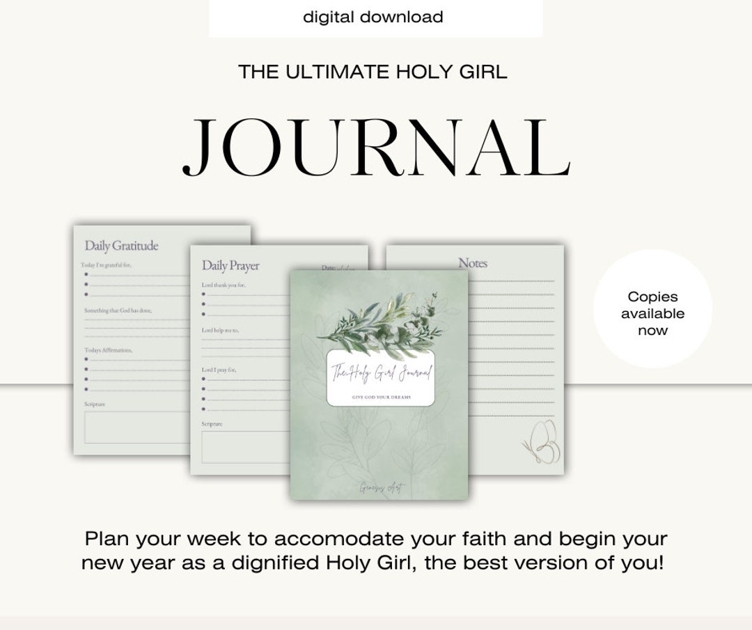 Daily Planner, Christian Daily Planner - Etsy