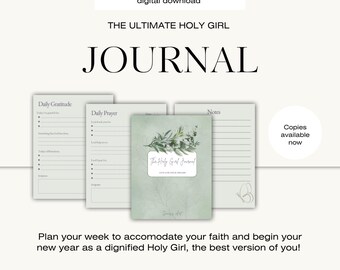 Daily Devotional Printable A4, A5, Classic Happy Planner Christian ...