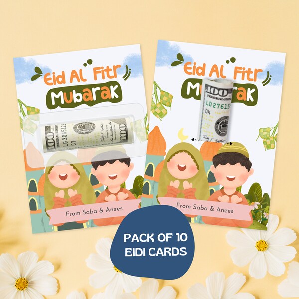 Custom Eid Money Cards - Etsy