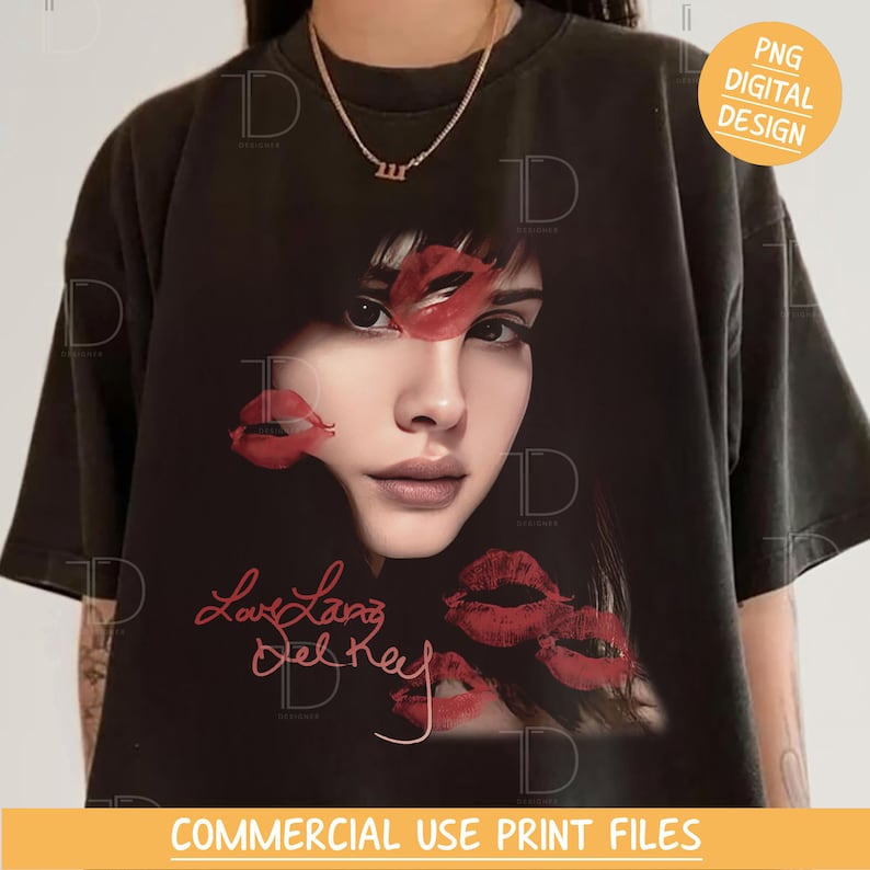 Lana Png, Young and Beautiful Png, Vintage Lana Png Design for Shirt ...