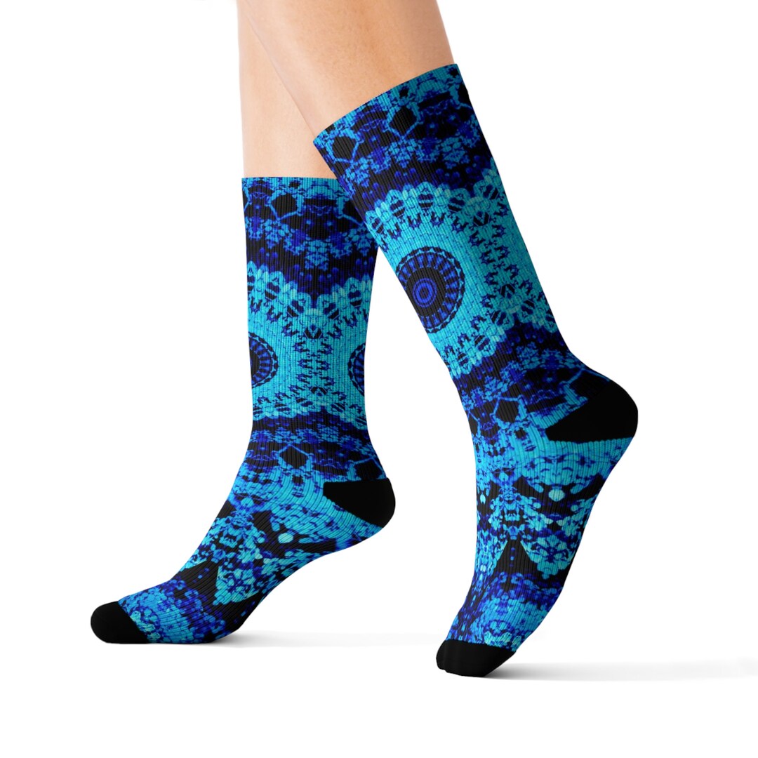 Soothing Comfort: Step Into Serenity With Our Healing Pattern Printed Socks - Etsy