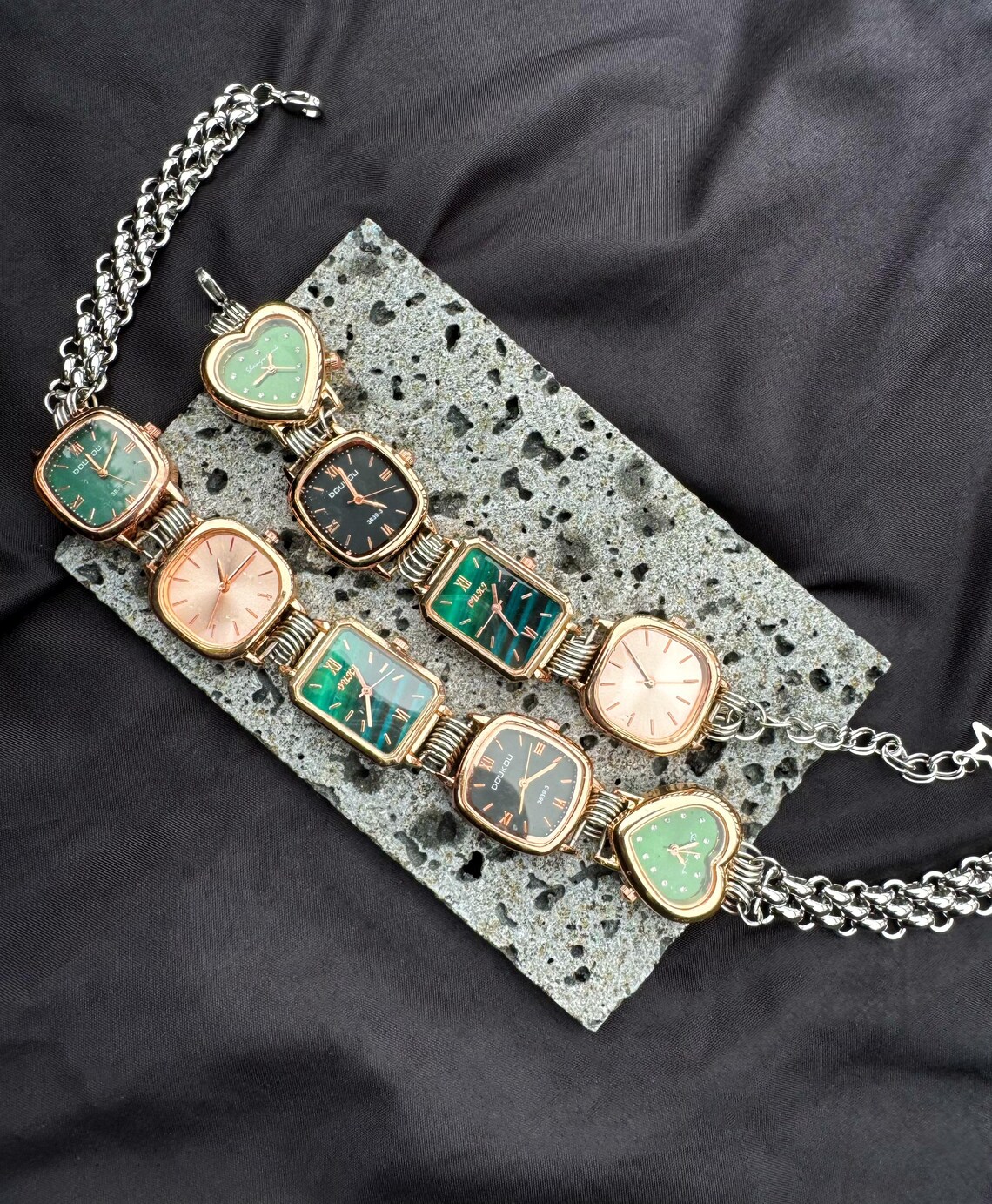 Watch Faces Choker Necklace,clock Necklace,y2k Chain Necklace,cool Art ...