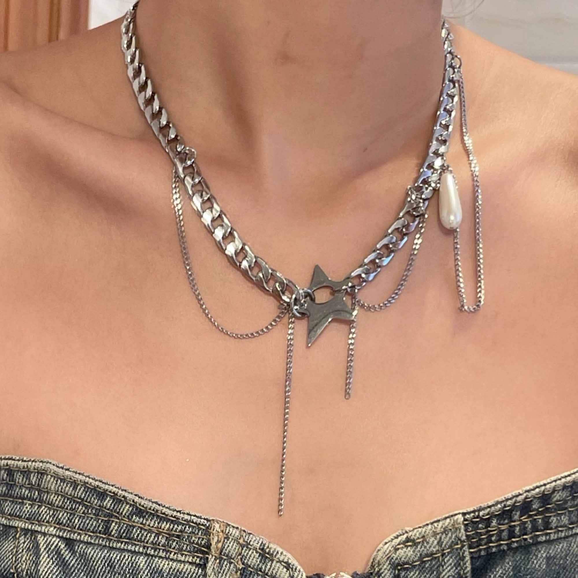 Justine clenquet brass elegant style necklaces & pendants store