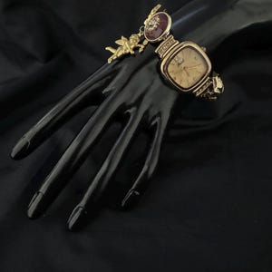 Vintage Design Charm Watch Bracelet | Unique Button Bead Bracelets ...