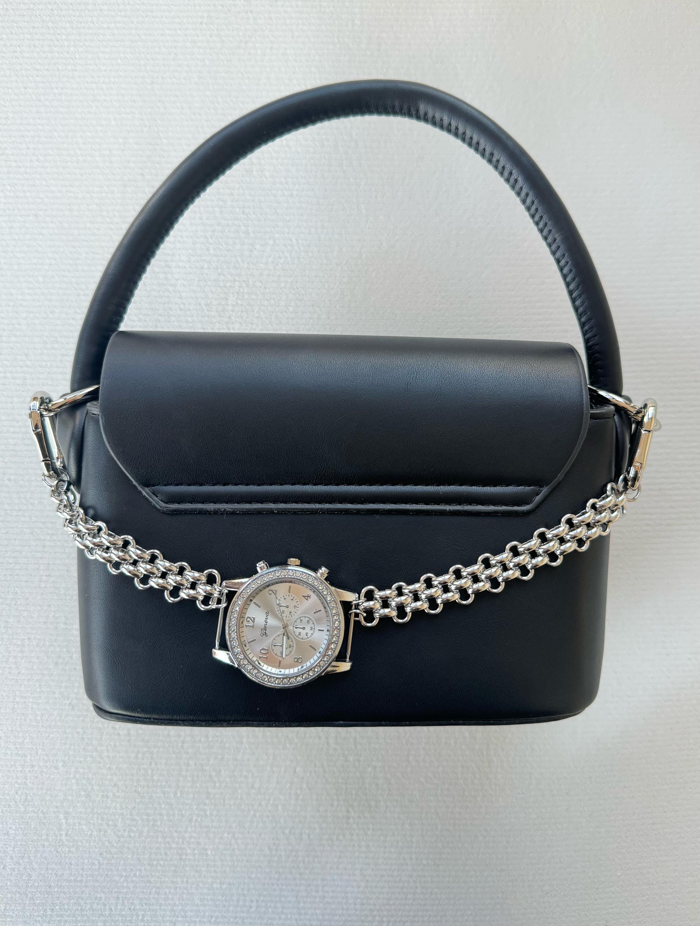 Handmade Watch & Button Bag Strap,clocks Purses Strap,grunge Bag ...