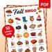 Fall Bingo, 50 Fall Bingo Cards, Season Classroom Activities, School ...