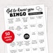 Get to Know You Bingo, 50 Human Bingo Cards, Icebreaker Office Party ...