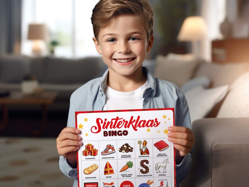 Sinterklaas Bingo, 50 Sinterklaas Bingo Cards, December Activities ...