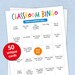 Classroom Bingo Game, Get to Know You Bingo, 50 Human Bingo Cards, Find ...