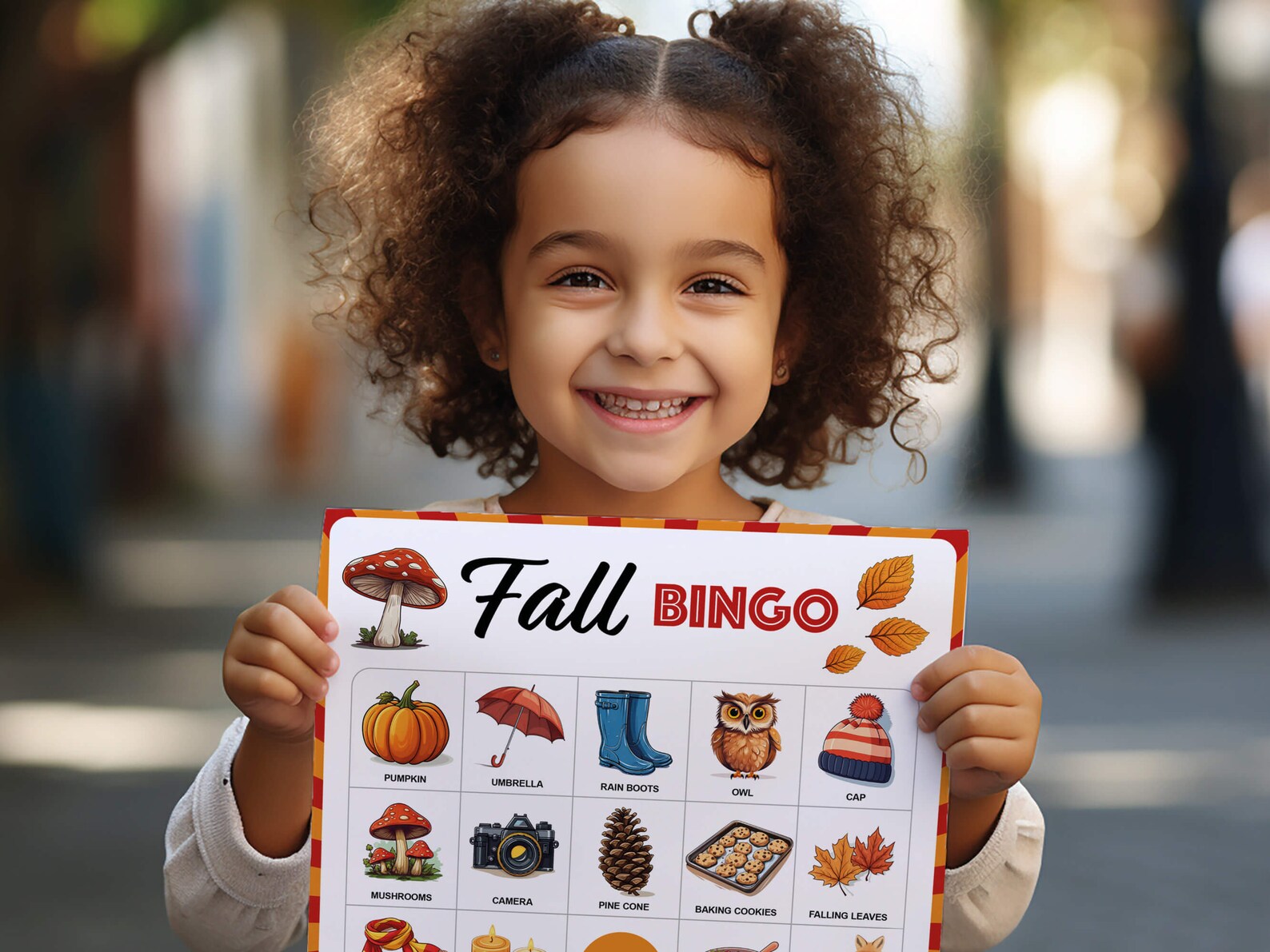 Fall Bingo, 50 Fall Bingo Cards, Season Classroom Activities, School ...