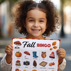 Fall Bingo, 50 Fall Bingo Cards, Season Classroom Activities, School ...