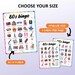 80s Party Bingo, 50 Unique Bingo Cards, Eighties Party Game, Printable ...