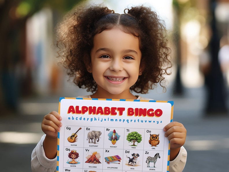 Alphabet Bingo, 50 Letter Bingo Cards, Kids Learning Activities ...