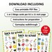 Back to School Bingo Game, 50 Bingo Cards, Teachers Printable Classroom ...