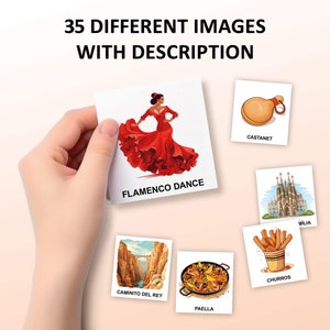 Spain Travel Bingo Game, 50 Spain Bingo Cards, Travel Trip Vacation ...