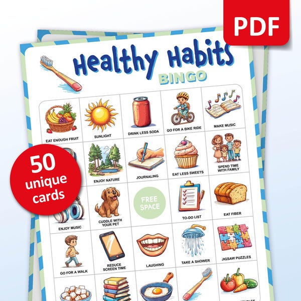 Nutrition Card Game - Etsy