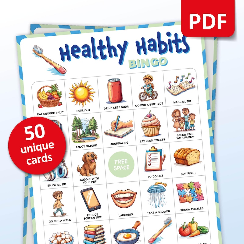 Nutrition Card Game - Etsy