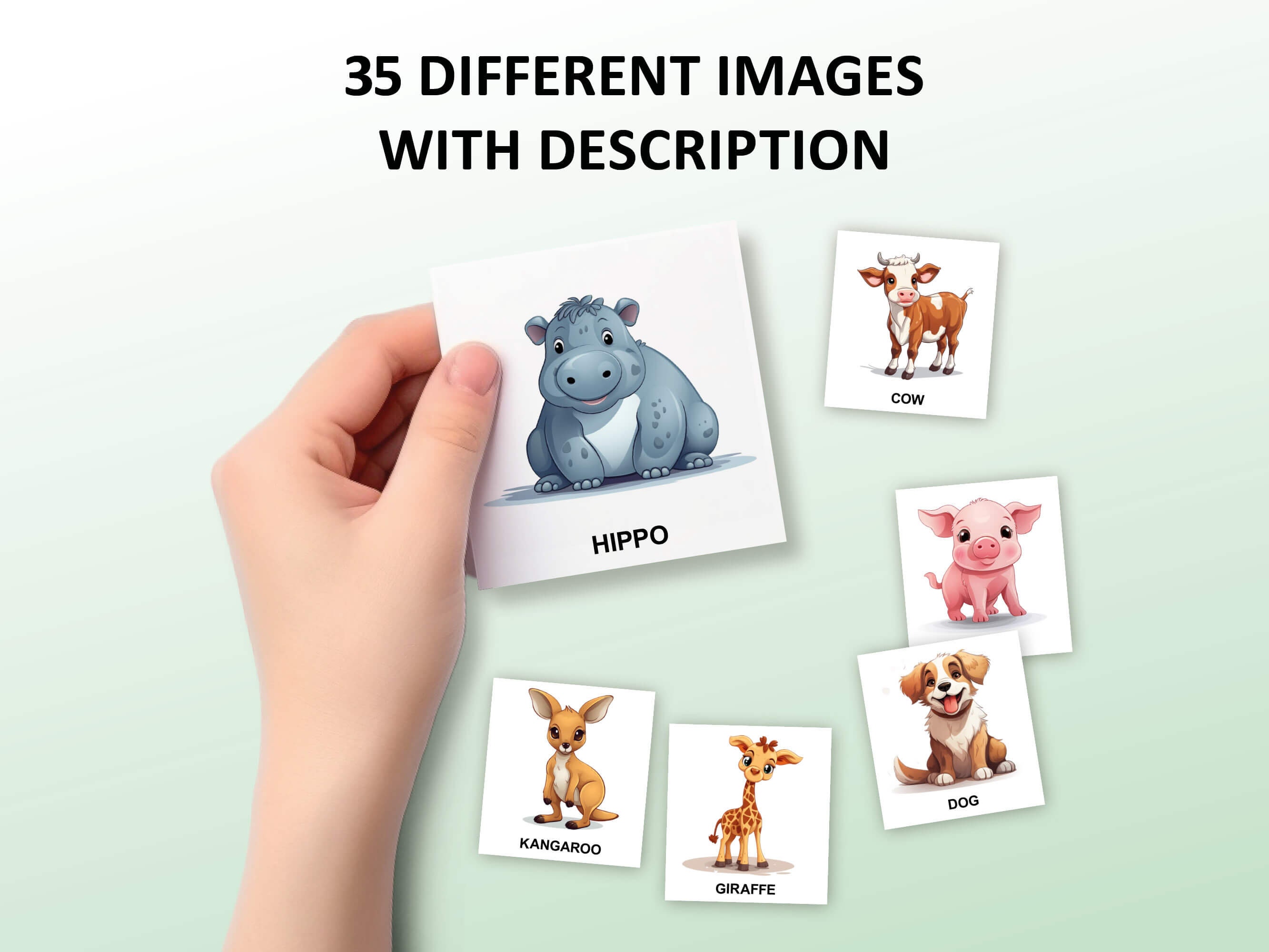 Animal Bingo, 50 Animal Bingo Cards, Birthday Activities, Kids Animal ...