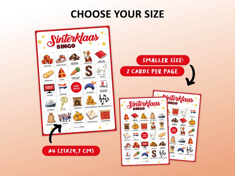 Sinterklaas Bingo, 50 Sinterklaas Bingo Cards, December Activities ...