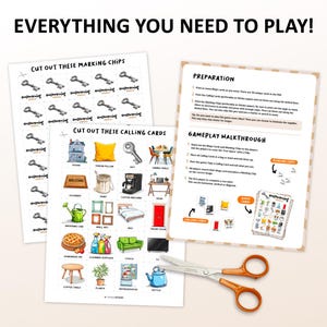 Housewarming Bingo Game, 50 Bingo Cards, New Home Celebration, New ...