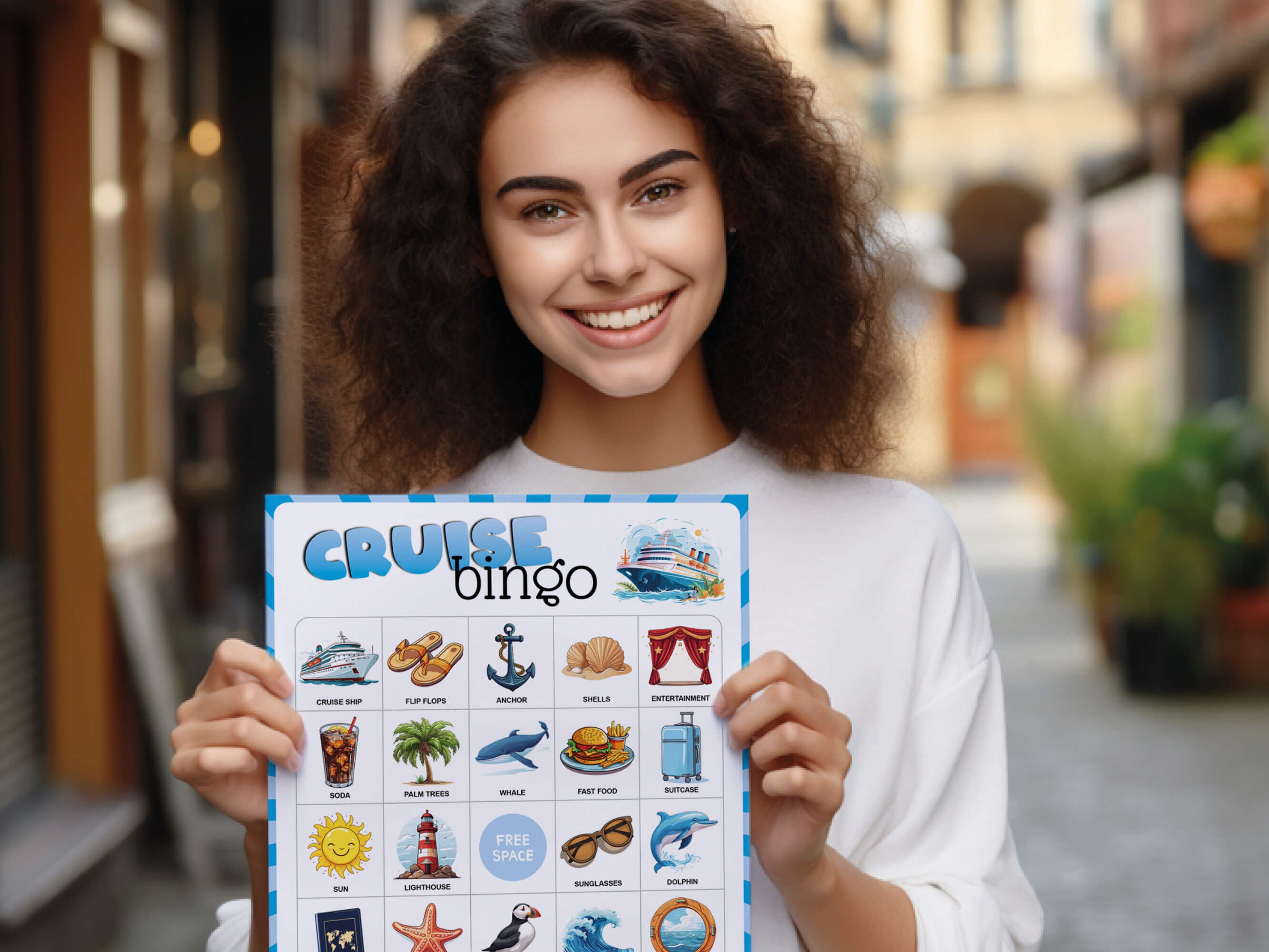 Cruise Bingo, 50 Cruise Vacation Bingo Cards, Travel Activities, Cruise ...