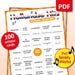 Spain Travel Bingo Game, 50 Spain Bingo Cards, Travel Trip Vacation ...