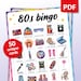 Fairytale Bingo, 50 Bingo Cards, Fairy Tale Party Game, Printable Kids ...