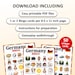 Germany Travel Bingo Game, 50 Bingo Cards, Europe Travel Trip Vacation ...