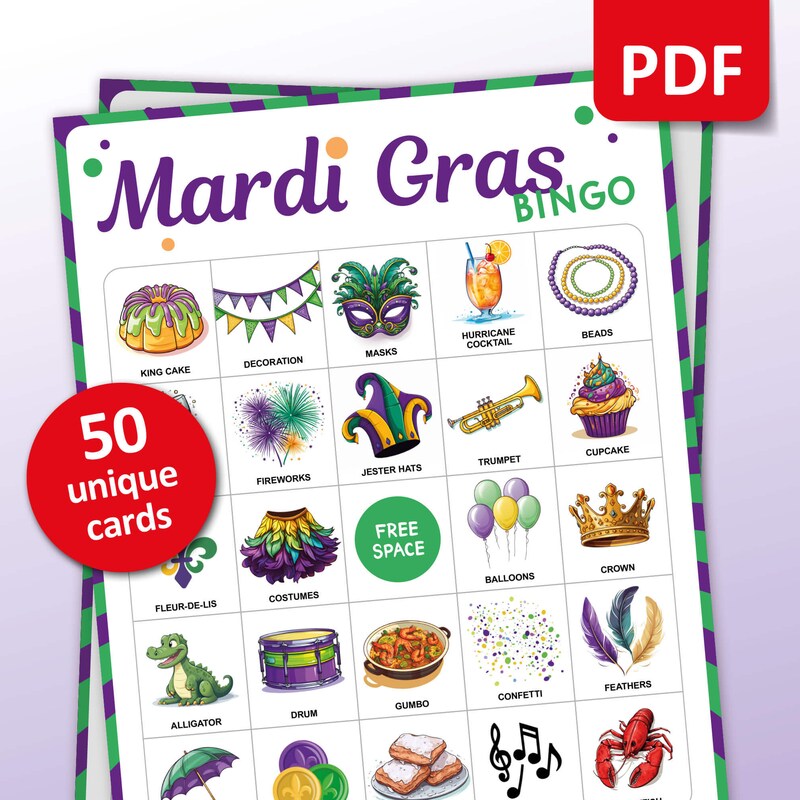 Mardi Gras Activity - Etsy