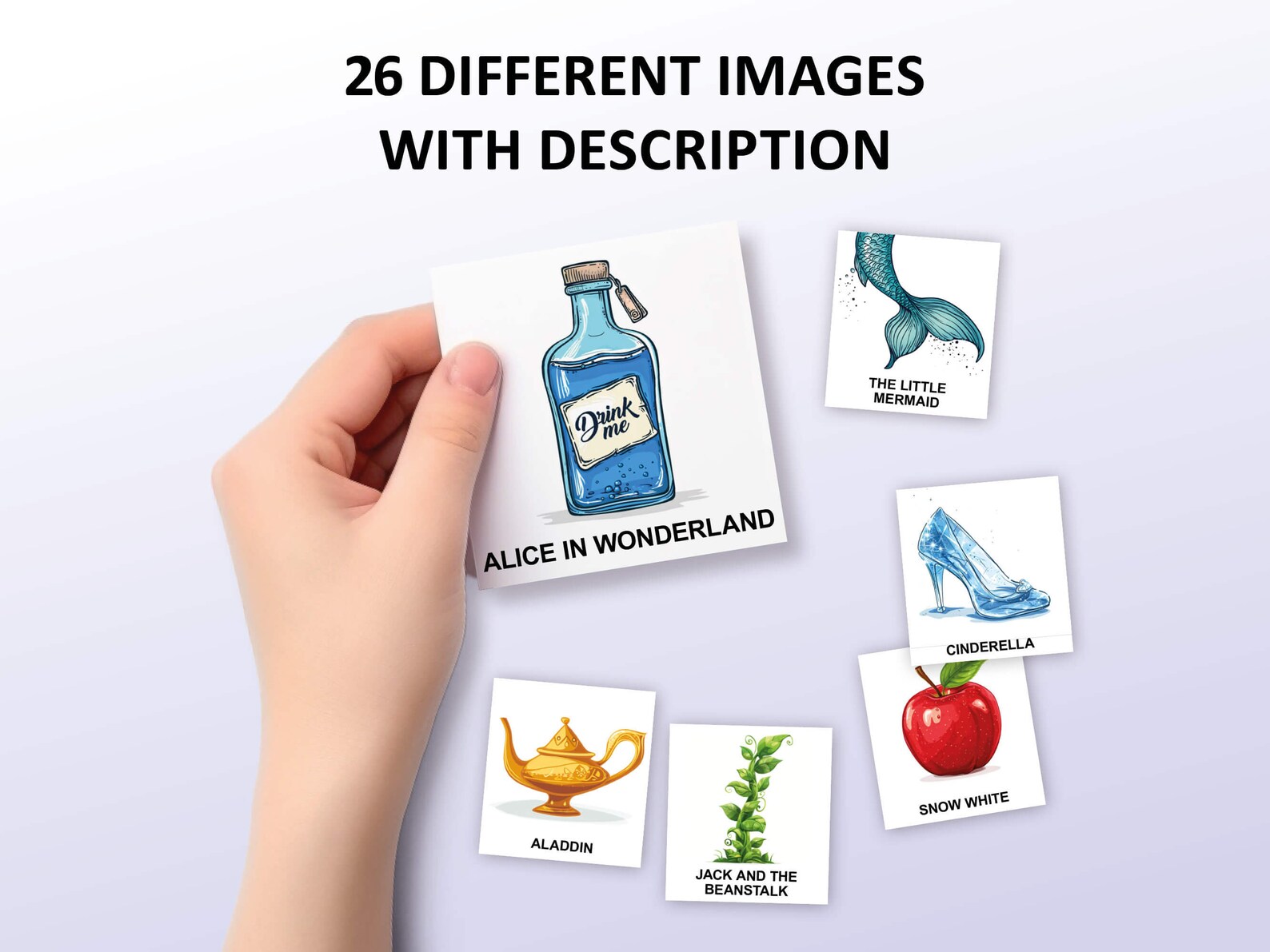 Fairytale Bingo, 50 Bingo Cards, Fairy Tale Party Game, Printable Kids ...