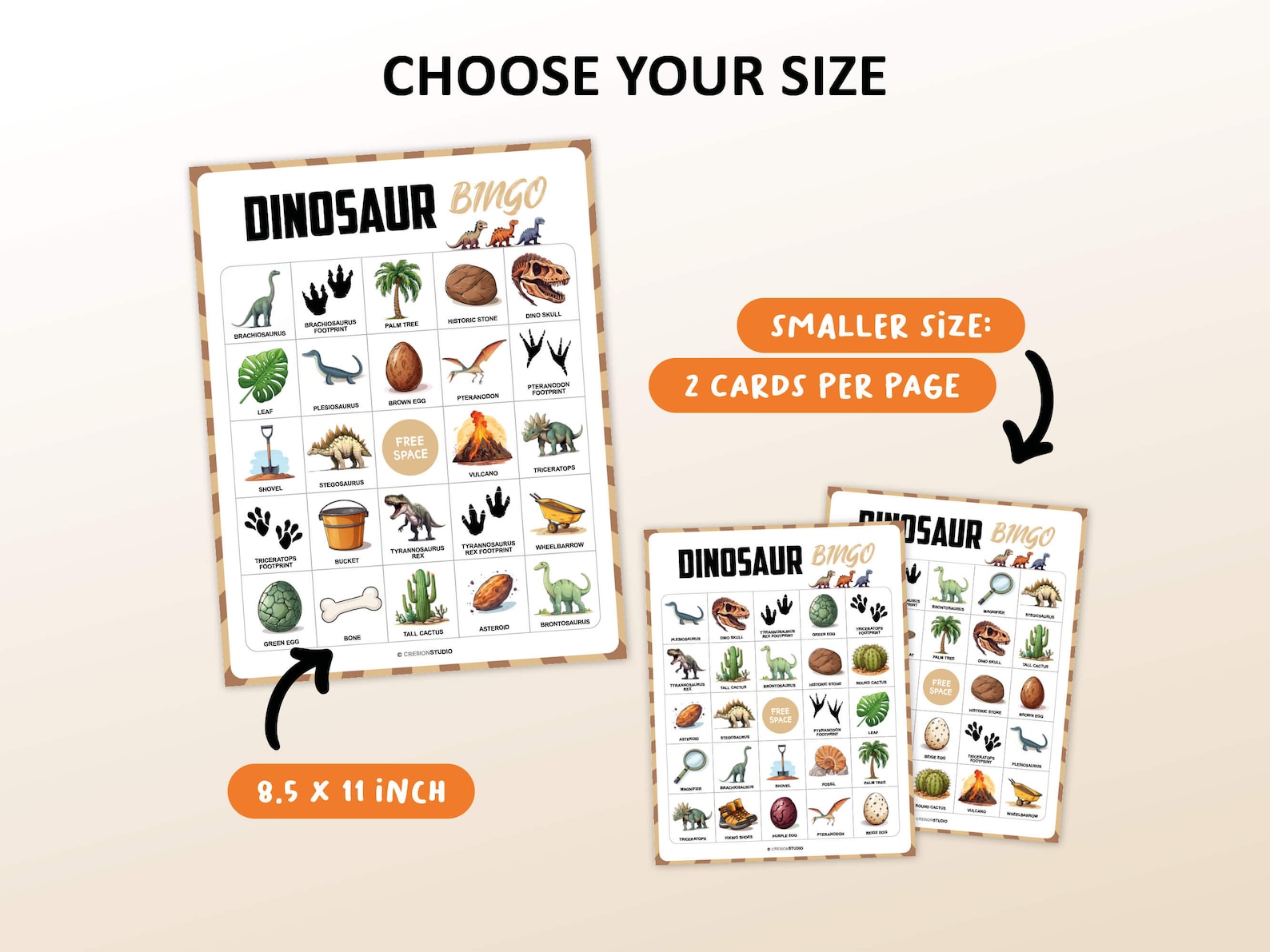 Dinosaur Bingo, 30 Dinosaurs Bingo Cards, Birthday Activitiy, Kids Dino ...