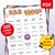 Spain Travel Bingo Game, 50 Spain Bingo Cards, Travel Trip Vacation ...