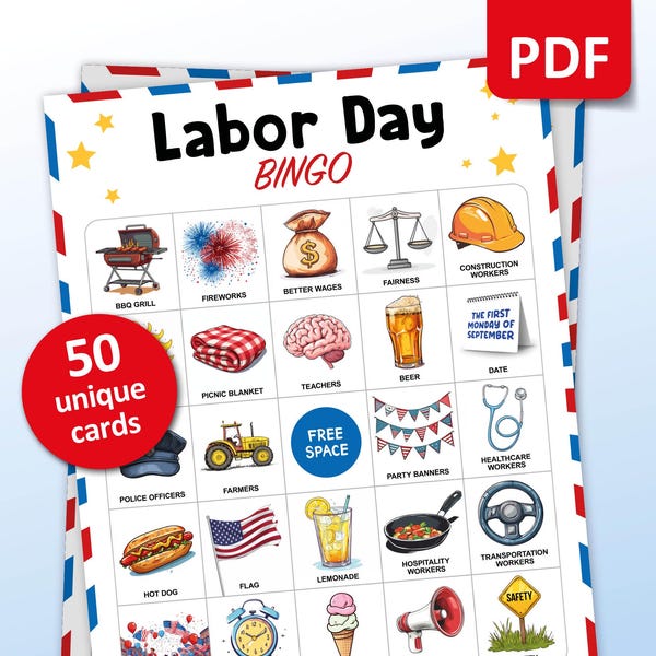 Labor Day Flag - Etsy