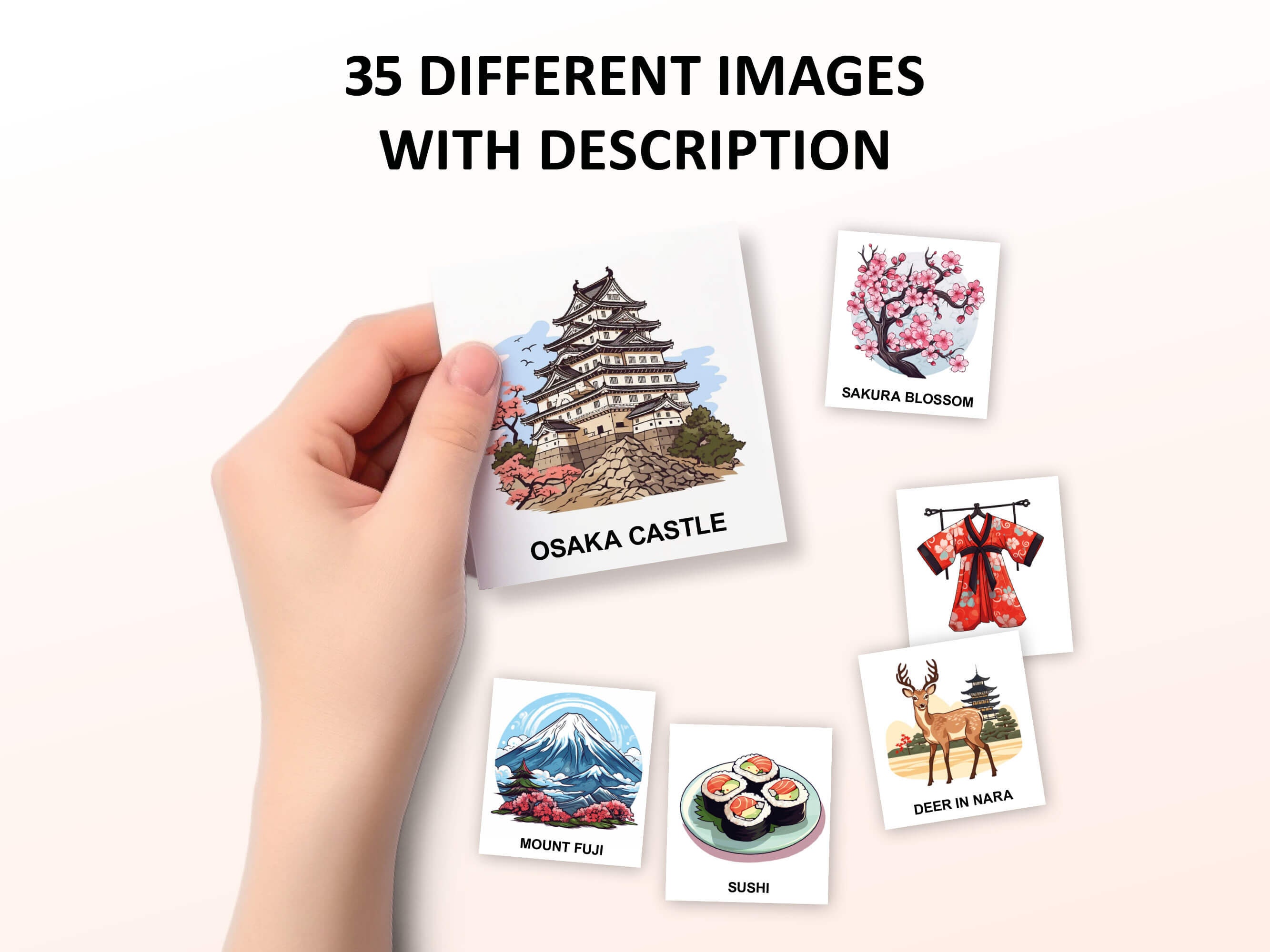 Japan Travel Bingo Game, 50 Bingo Cards, Asia Trip Vacation Activities ...