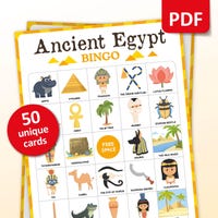 Ancient Egyptian Dominoes Game, Printable Game, DIY Children's Game ...