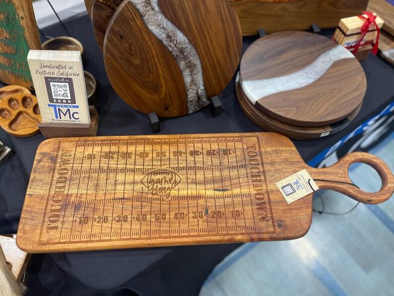 Football Game Day Charcuterie Board, Cutting Board, Entertaining Gift ...
