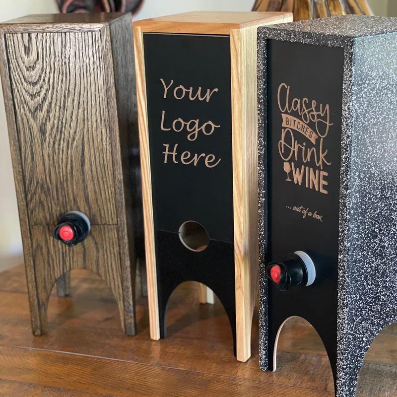 Boxed Wine Cover - Etsy