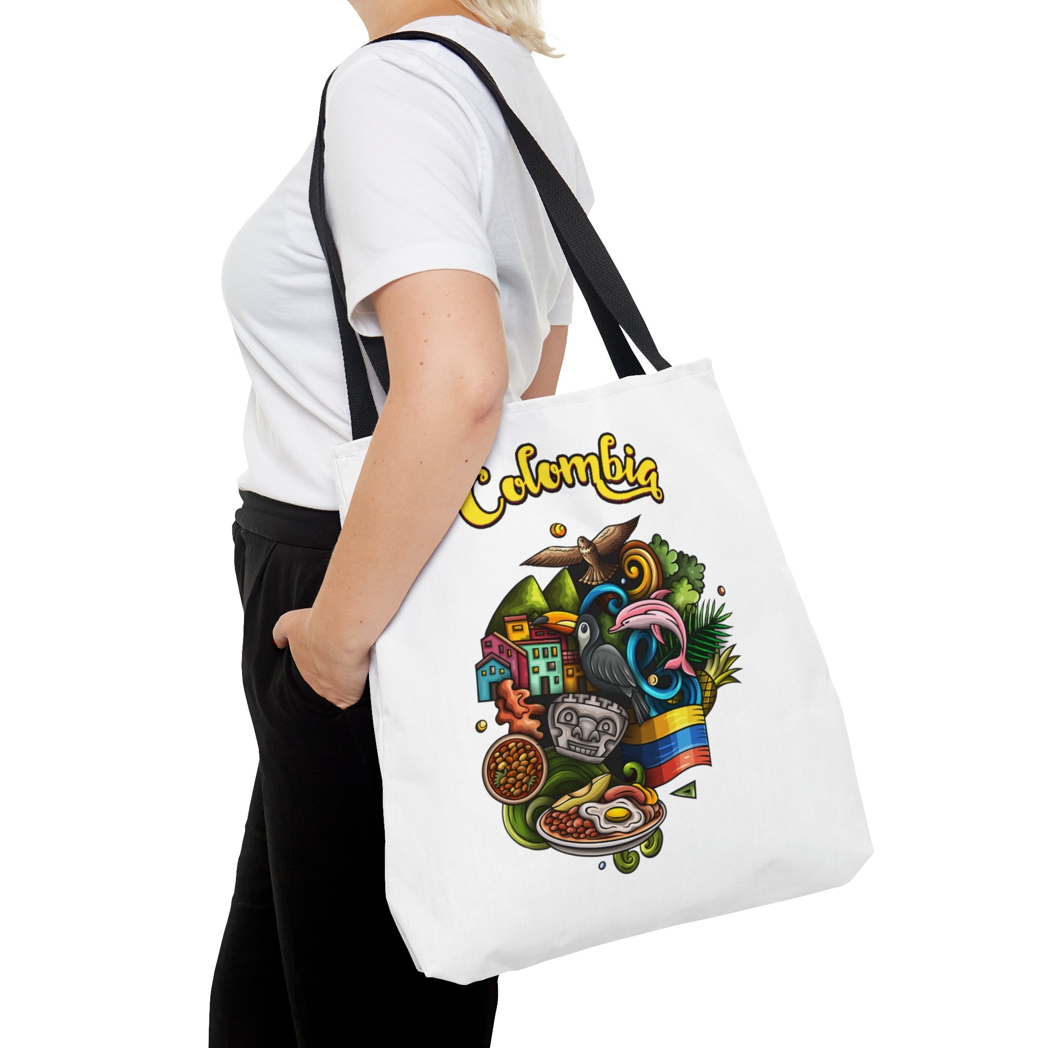 Hispanic Bag Colombian Tote Colombian Pride Colombian Gift Cali Bogota ...