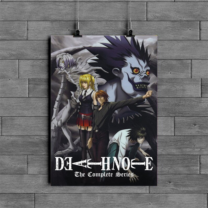 Death Note 2006v2 Manga Series Poster High-quality Glossy Paper A3 A4 A3 Framed or Unframed - Etsy